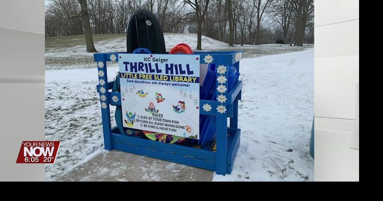 St. Marys creates a Sledding Library at K.C. Geiger Park | News ...