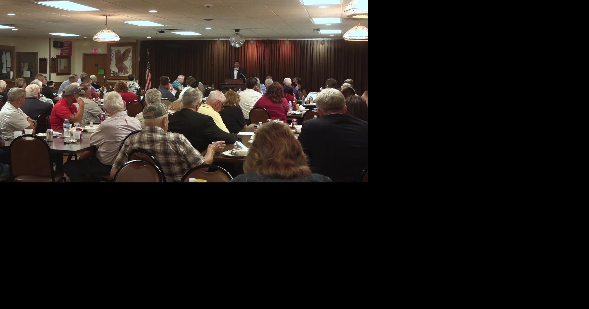 Ohio Senate president Rob McColley discusses state property taxes at ...
