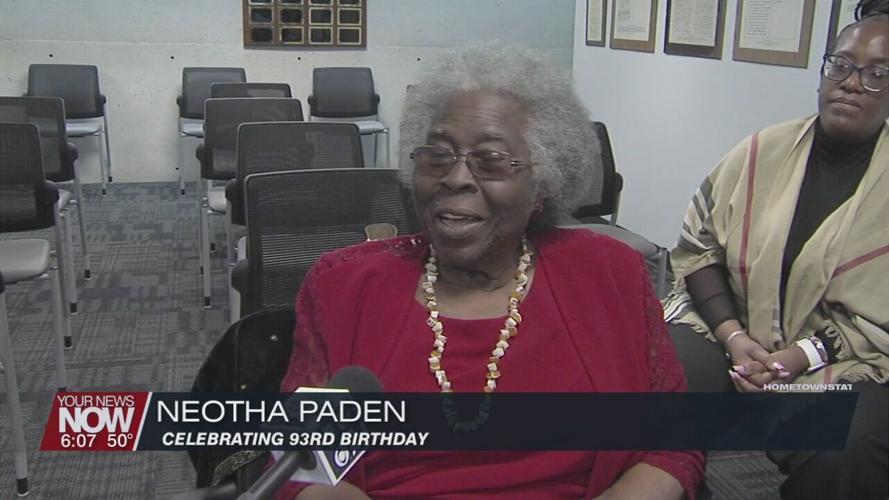 Lima Mayor gives proclamation in honor of Neotha Paden's 93rd birthday ...