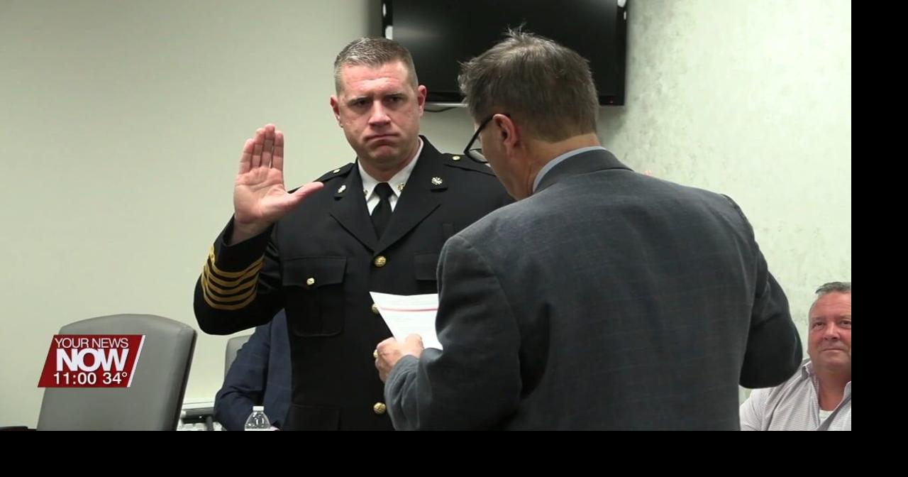Shawnee Township swears in new Fire Chief | Allen County ...