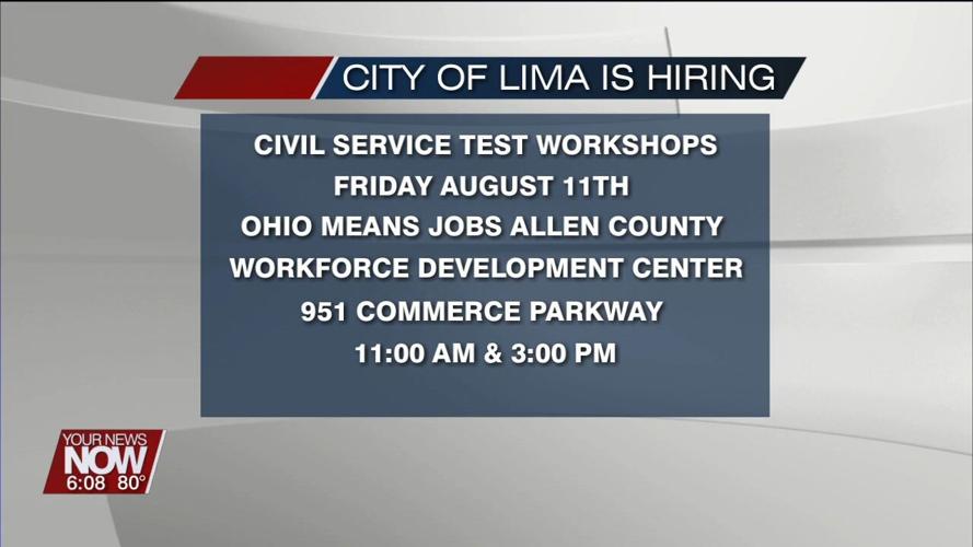 Civil service test workshops being held as the City of Lima is looking ...