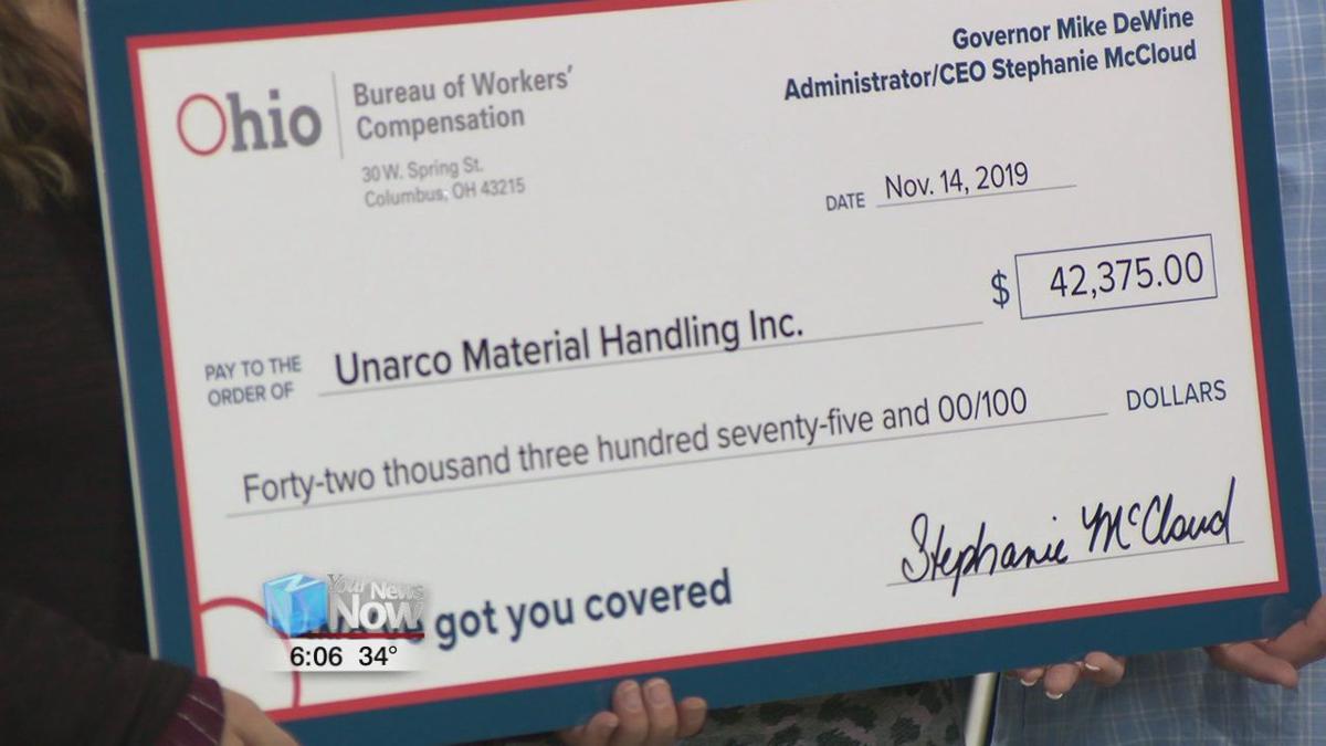 Ohio Bureau of Workers' Compensation rewards UNARCO for safety ...