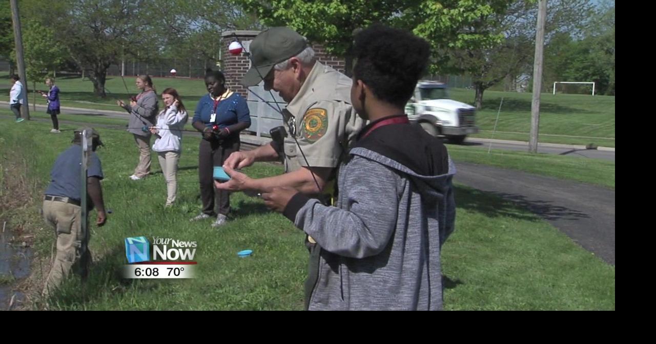 Park rangers teach Lima City School students the basics of fishing ...