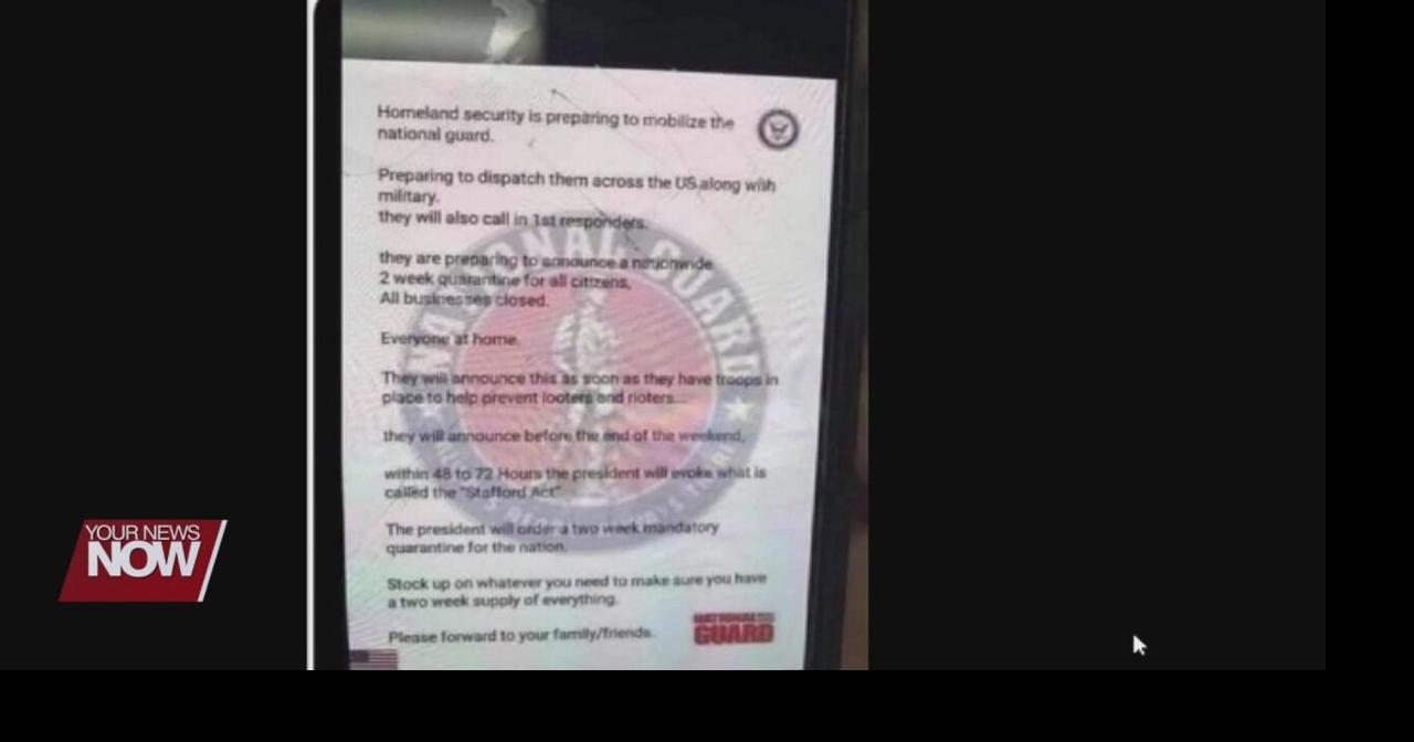 Don't be fooled by fake National Guard letter circulating social media ...