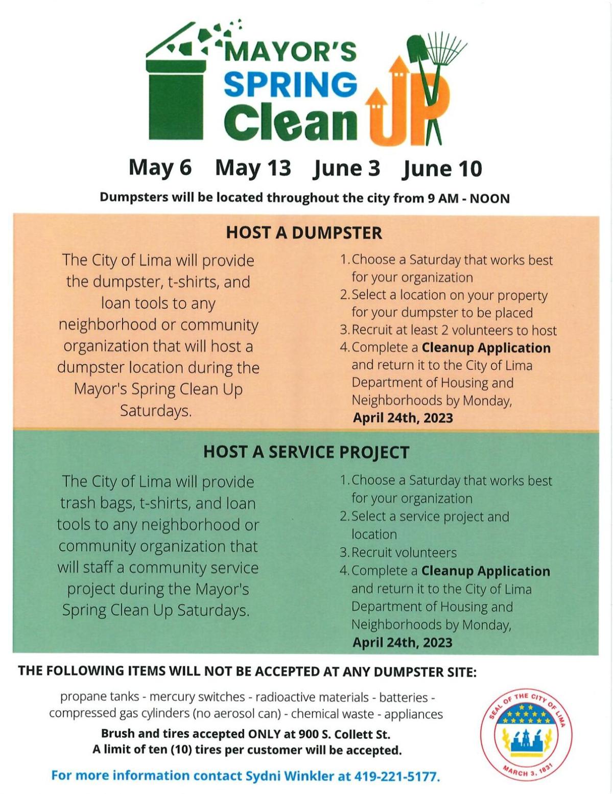 Preparations are underway for the Mayor's Spring Clean Up event | News ...