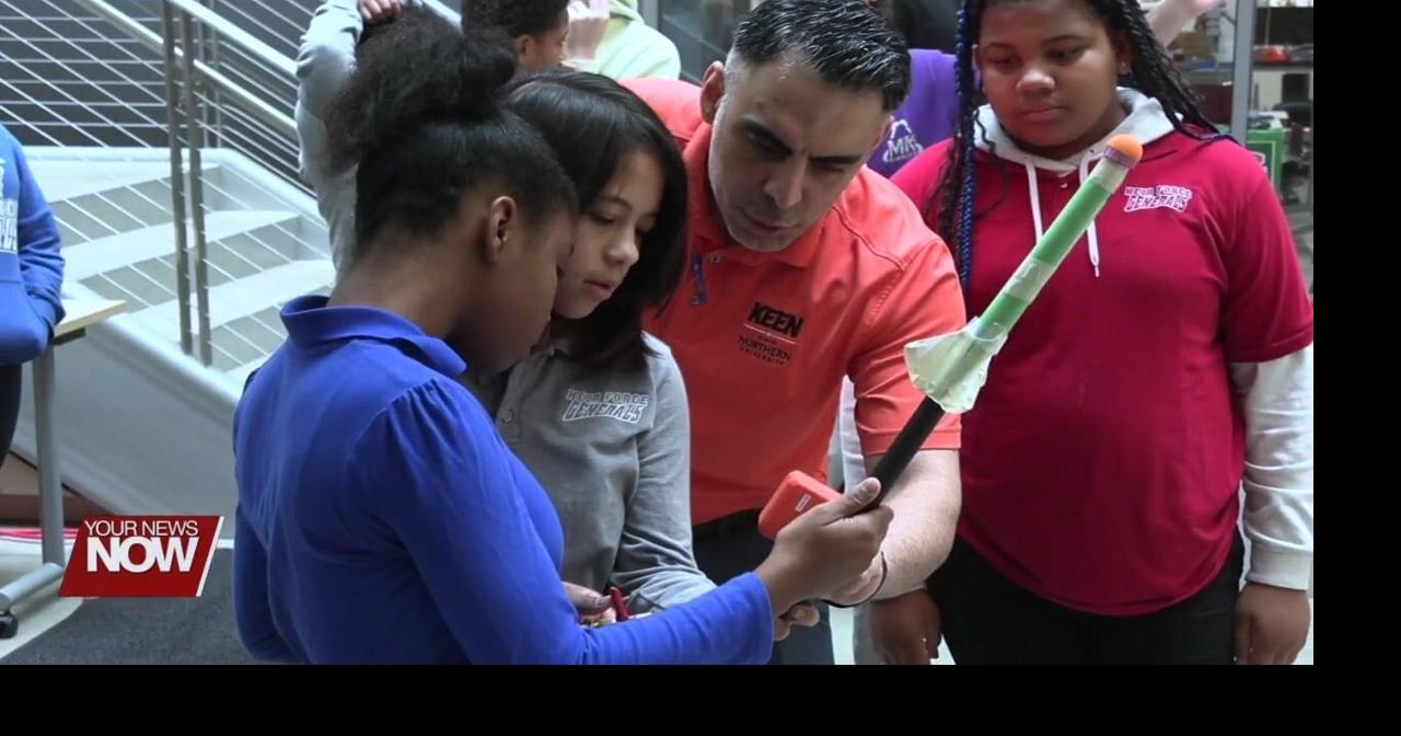 Students at Heir Force Community School take part in some engineering ...