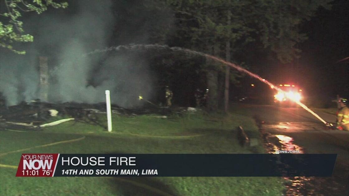 Firefighters battle house fire in Perry Township | News ...
