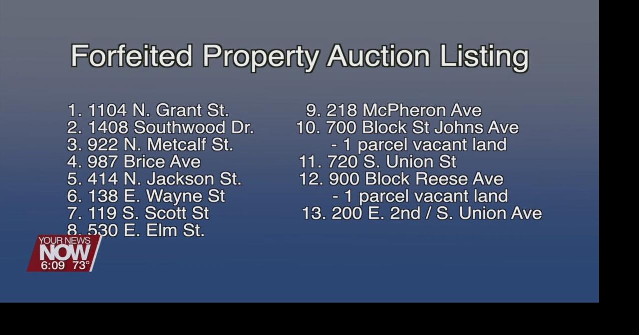 Allen County Auditor to hold forfeited property auction | News ...