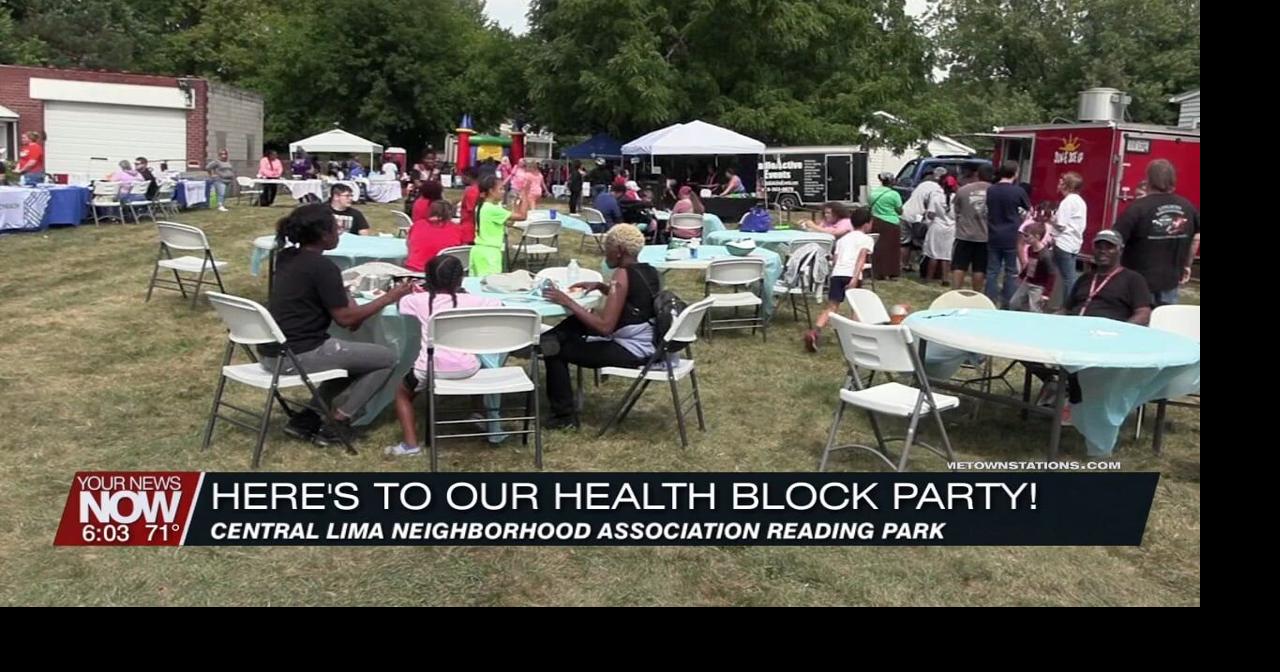 Residents of Lima enjoy the first "Here's to Our Health" Block Party ...