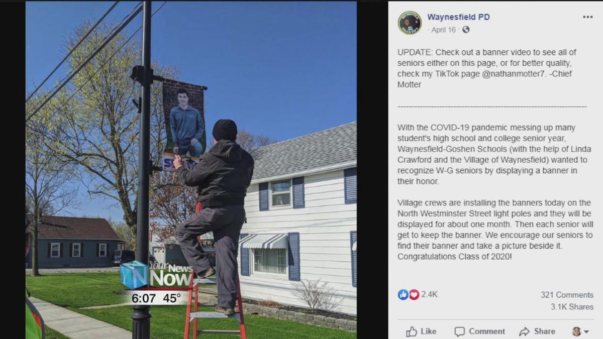 Waynesfield-Goshen honors seniors with banner project | News ...