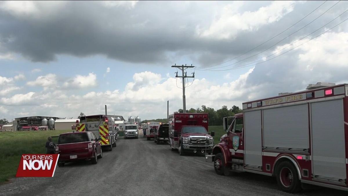 Multiple departments battle fire at chicken farm | News ...