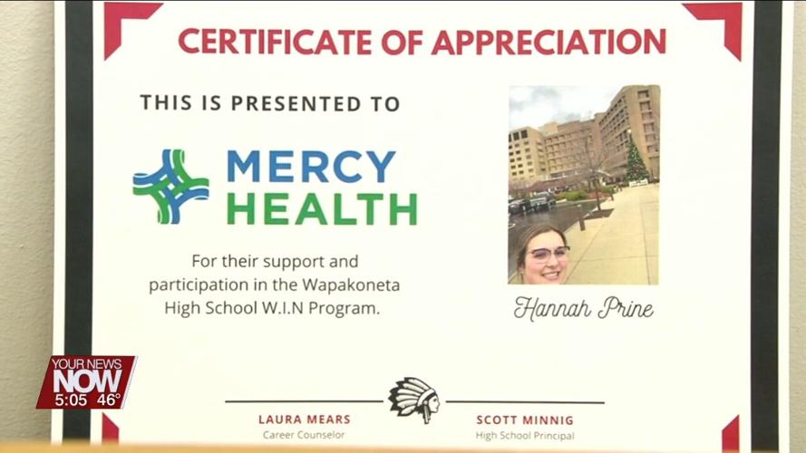 Wapakoneta senior signs letter of intent to secure a career at Mercy ...