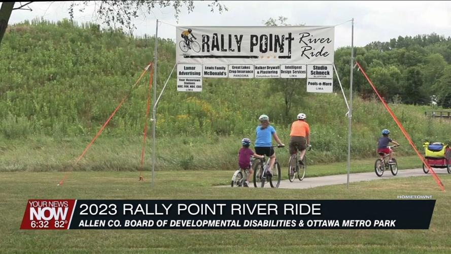 In the 2023 Rally Point River Ride, cyclists from in and around Lima ...