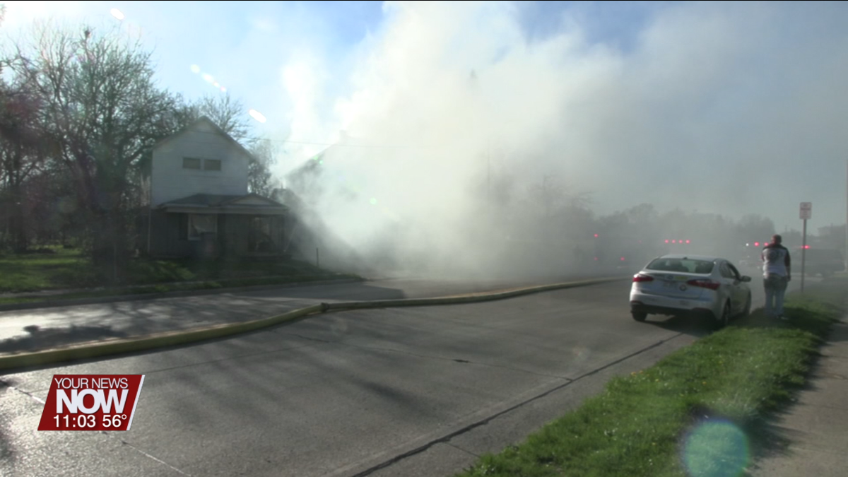 Lima Fire Department battles a suspicious blaze inside a vacant ...
