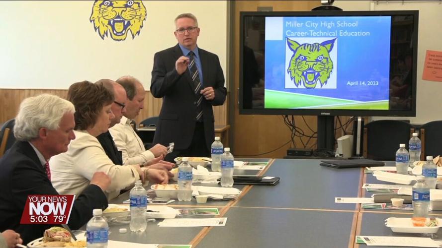 Miller City High School welcomes area politicians to see its effective ...