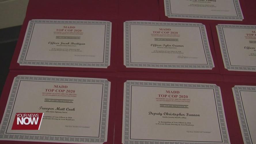 MADD hands out Top Cop Awards for OVI arrests | News | hometownstations.com
