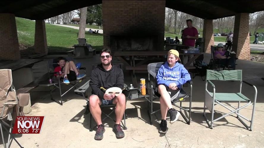 Families enjoy beautiful weather at Faurot Park as they take in solar ...