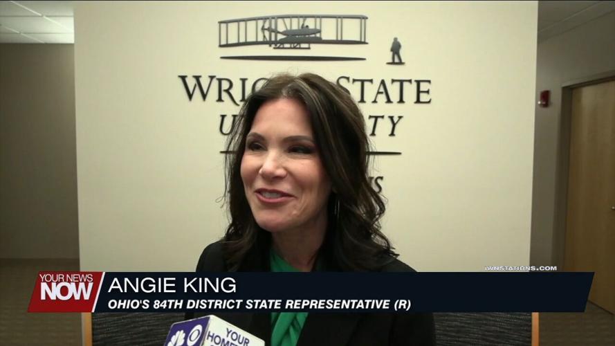 State Representative Angie King discusses her new bill while she tours ...