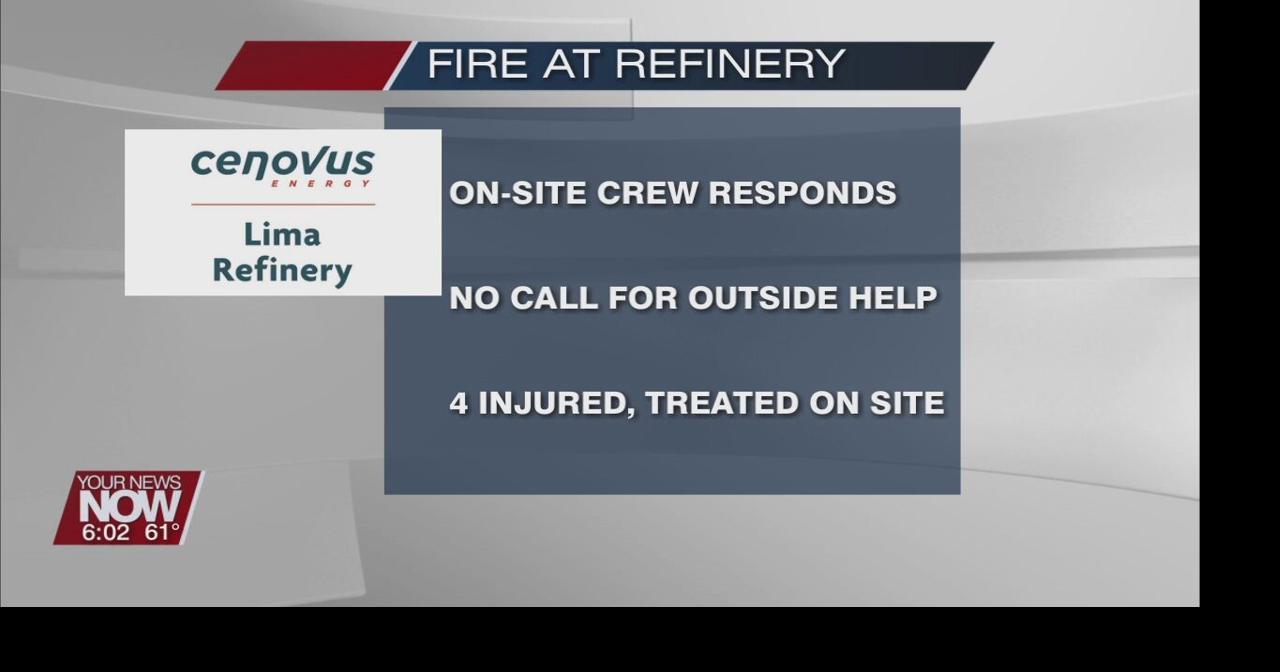 Fire investigated a Cenovus Lima Refinery, four people injured | News ...