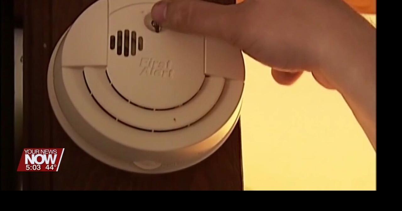 Remember to check your smoke and carbon monoxide detectors this weekend ...