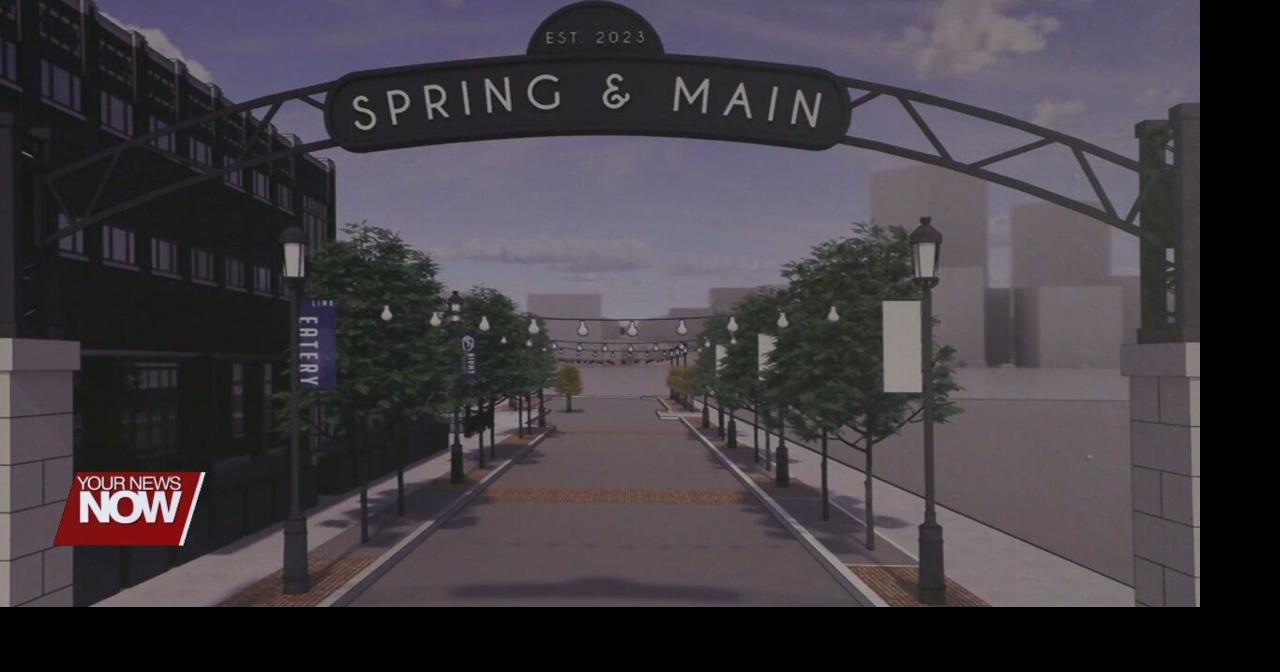 Heaphy to enhance portion of E. Spring Street with archway, decorative ...