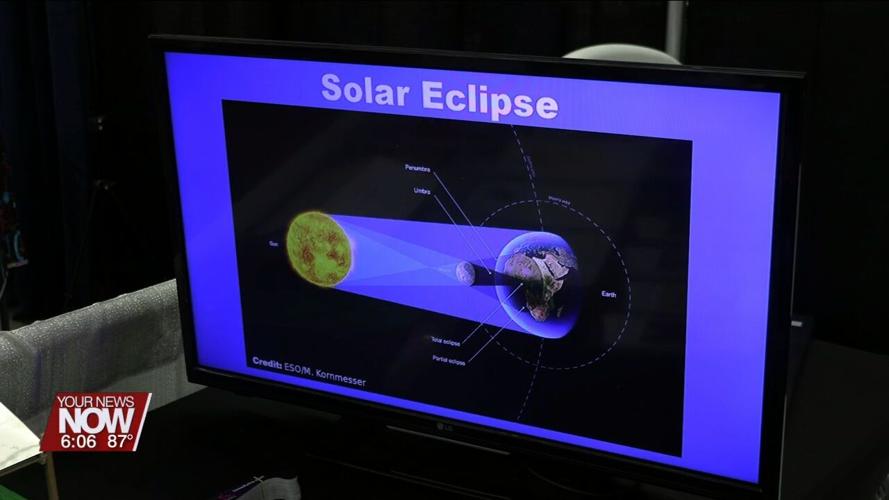 Lima Astronomical Society talking space and future eclipse with Allen ...