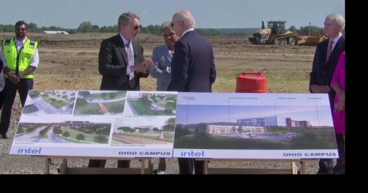 Intel officially breaks ground for two semiconductor factories in New ...
