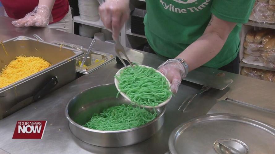 Lima residents celebrating St. Patrick's Day with green-colored food ...