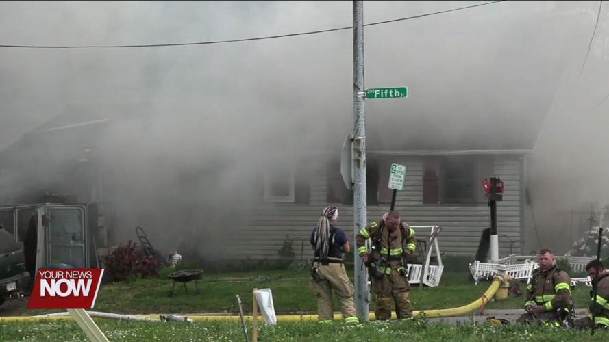 Multiple Emergency Agencies Battle Two-Alarm House Fire in Lima | News ...
