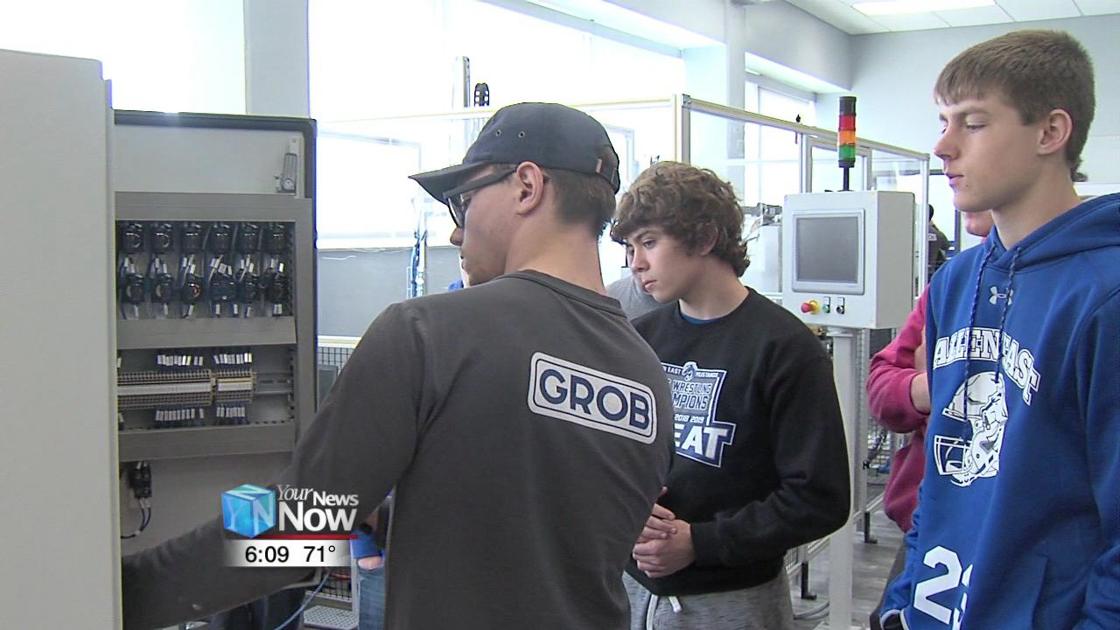 Allen East high school students explore Grob job opportunities | News ...