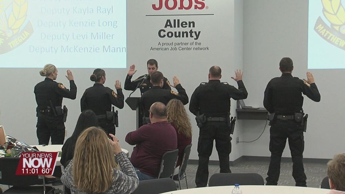 Six new Allen County Sheriff deputies sworn in on Thursday | News ...