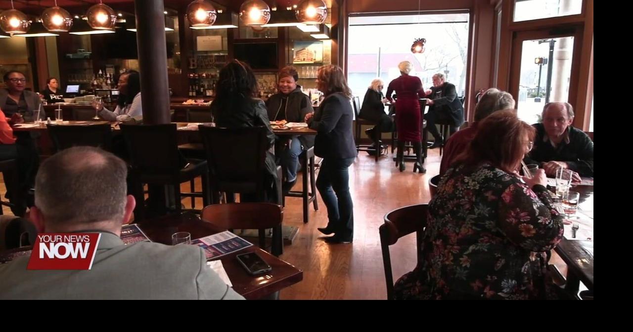 Ohio 4th District congressional candidate Tamie Wilson talks with Lima ...
