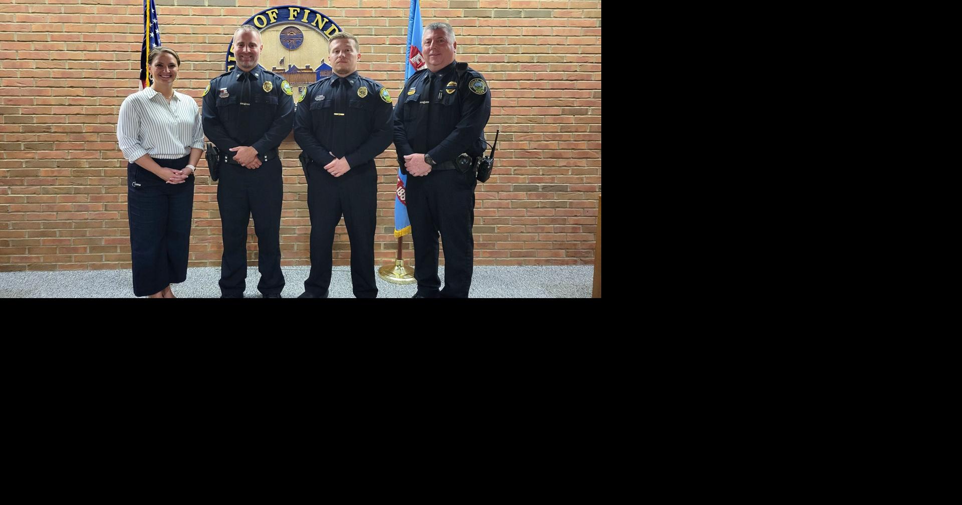 Two Findlay officers promoted to the rank of Sergeant | Hancock County ...