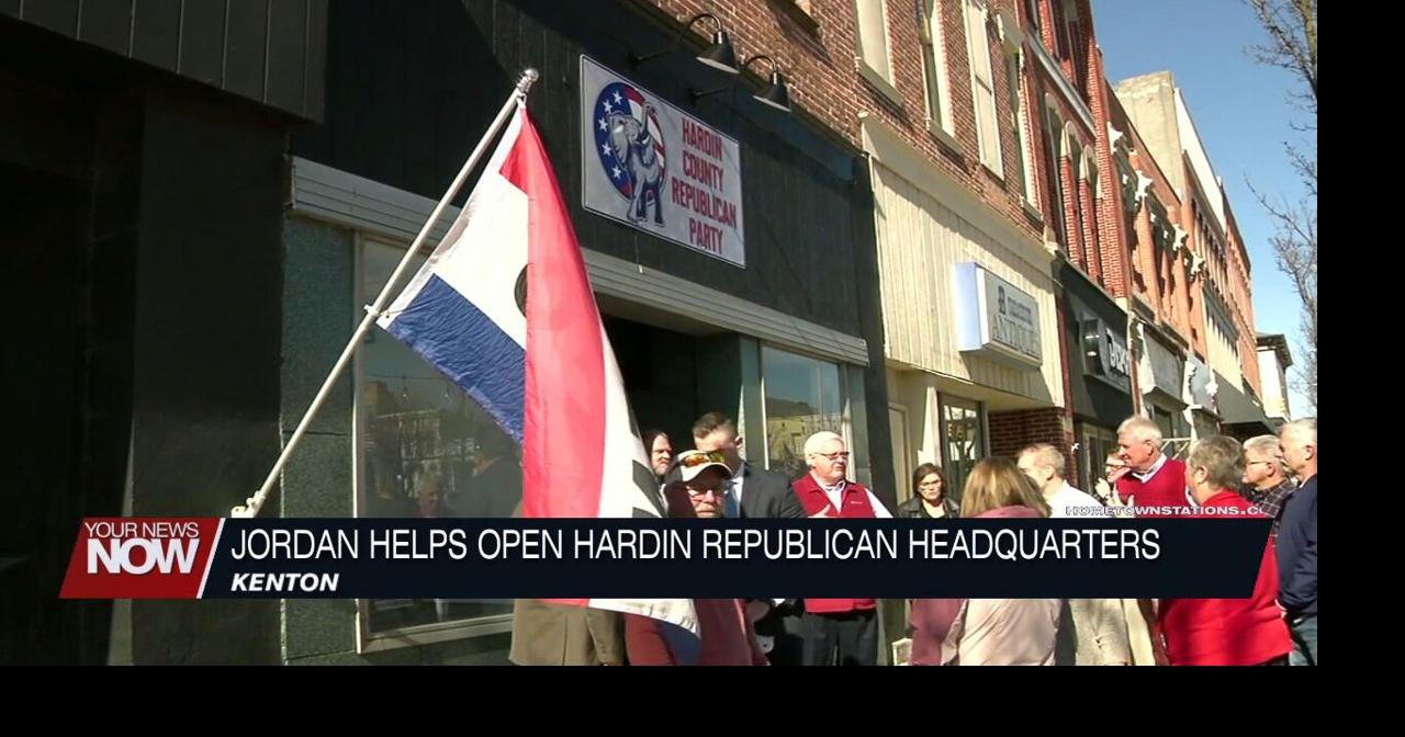 Congressman Jordan visits Kenton to help Hardin County Republicans open ...