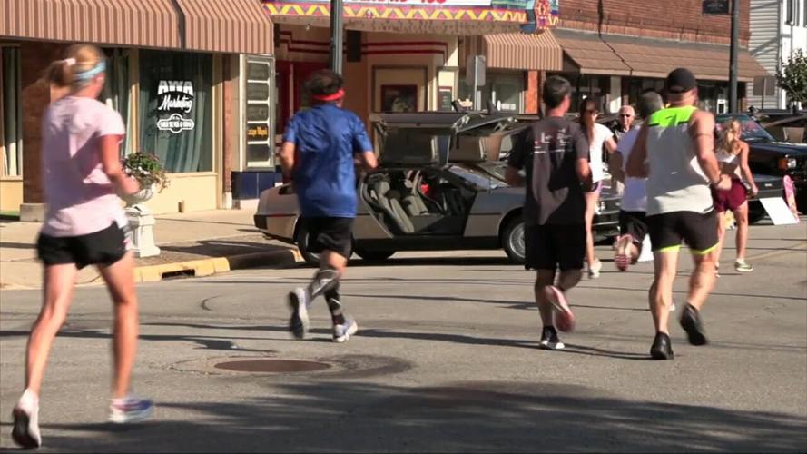 Runners hit the streets of Wapakoneta for 1st ever Back to the Future ...