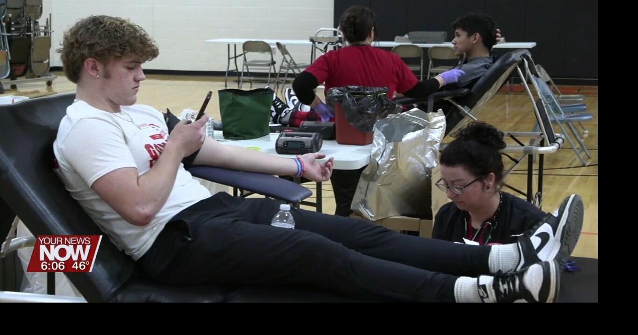 Elida High School students roll up their sleeves for a blood drive ...