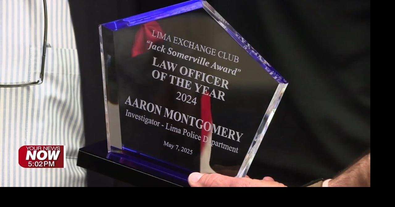 Aaron Montgomery of the Lima Police Department is named Law Officer of ...