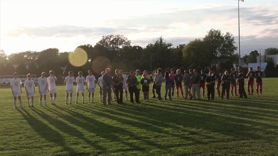 Officer Dominic Francis Honored at Bluffton/Van Buren Soccer Game ...