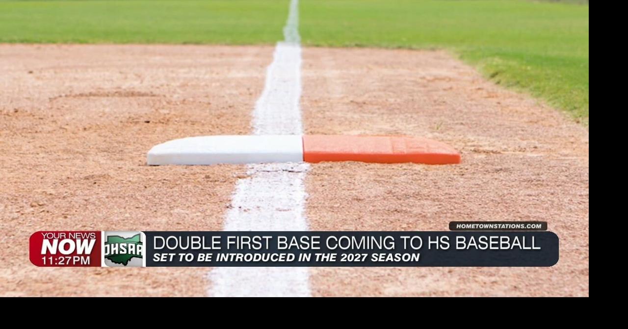 Double first base to be required in high school baseball beginning in ...