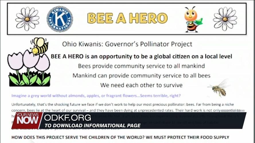 Kiwanis Ohio District Governor encouraging pollinator habitats with ...