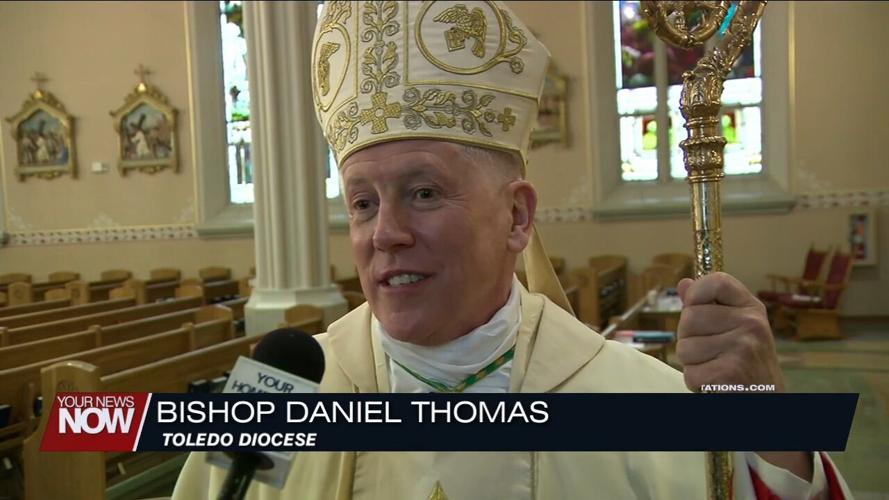 Bishop Daniel Thomas visits Delphos St. John's to connect with students ...