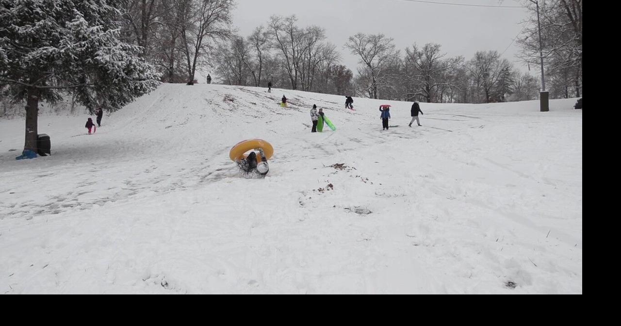 Sledding, Snowball Fights and Winter Fun Fill Faurot Park | Allen ...