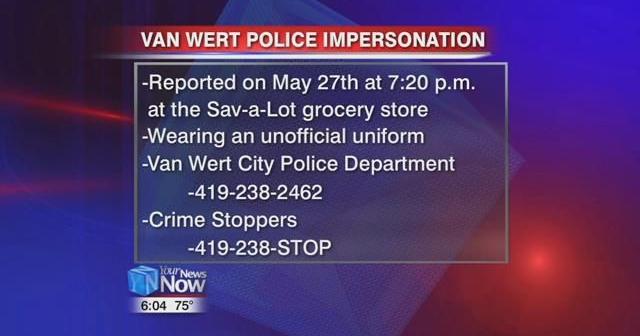 Van Wert police warn of a man impersonating a police officer | News ...