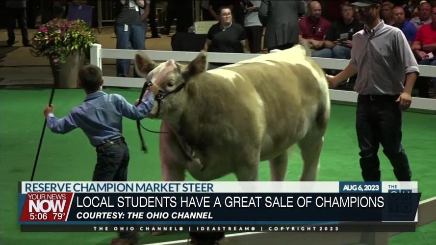 Area youth representing West Central Ohio sell big and break records at Ohio State Fair's Sale ...