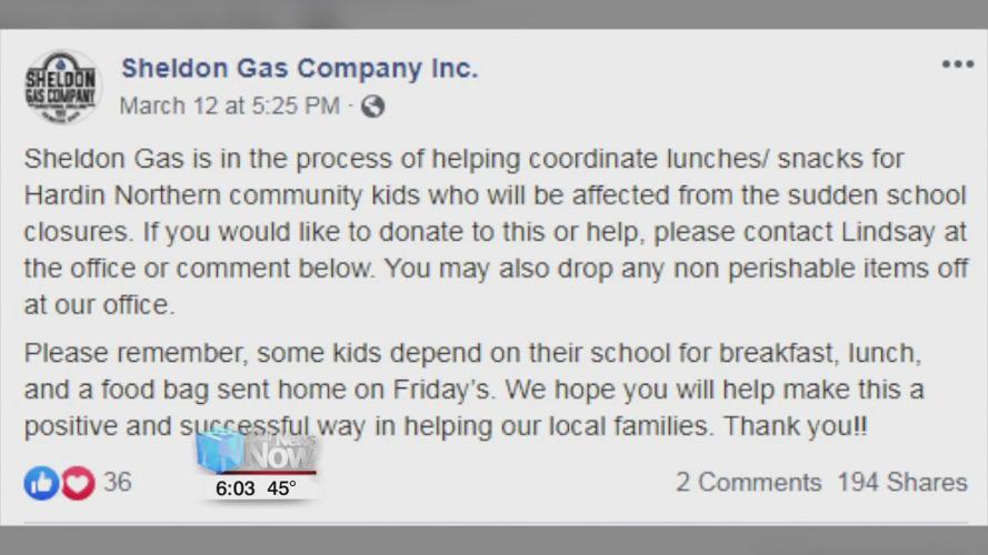 Sheldon Gas Co. donates lunches for students | News | hometownstations.com