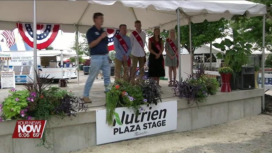 Fair Manager Troy Elwer gives the Lima Rotary Club a preview of the ...