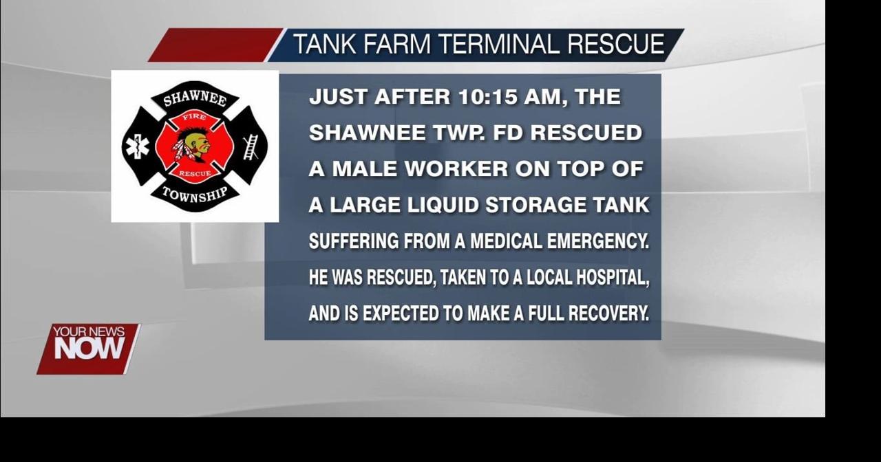 Male worker rescued at local tank farm terminal after suffering from ...