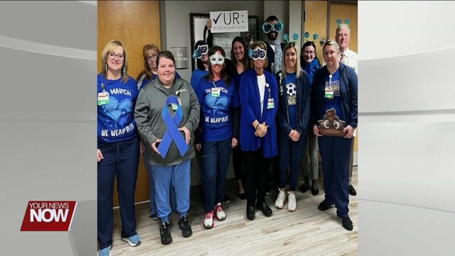 Lima Memorial goes blue in honor of Colorectal Cancer Awareness Month ...
