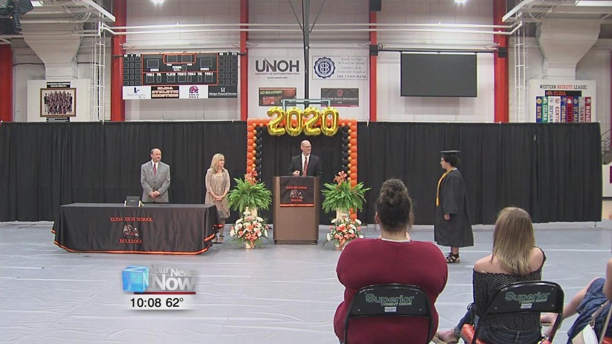 Elida High School holds a special social distanced graduation ceremony ...