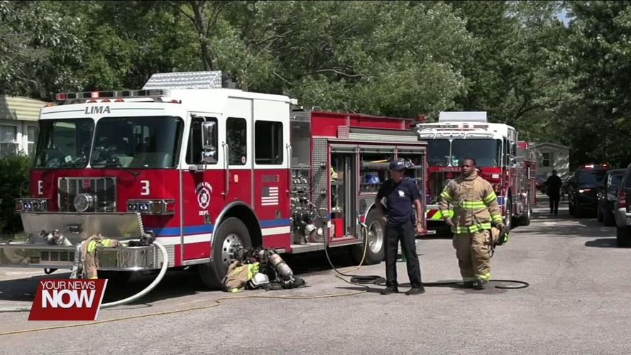 Lima Fire Department responds to a 2-alarm fire in Crestwood Estates ...